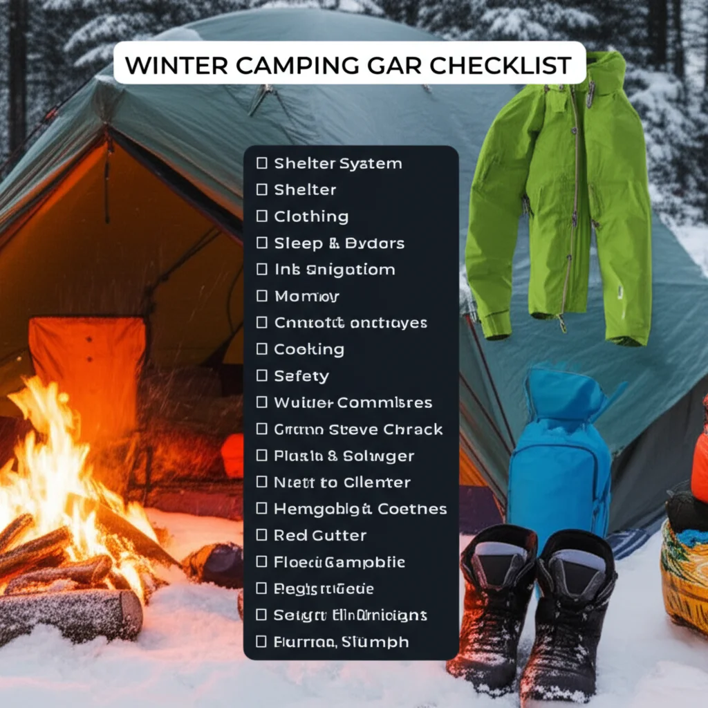 🧊 Ultimate Camping Checklist for Winter Survival Gear (37 Essentials ...