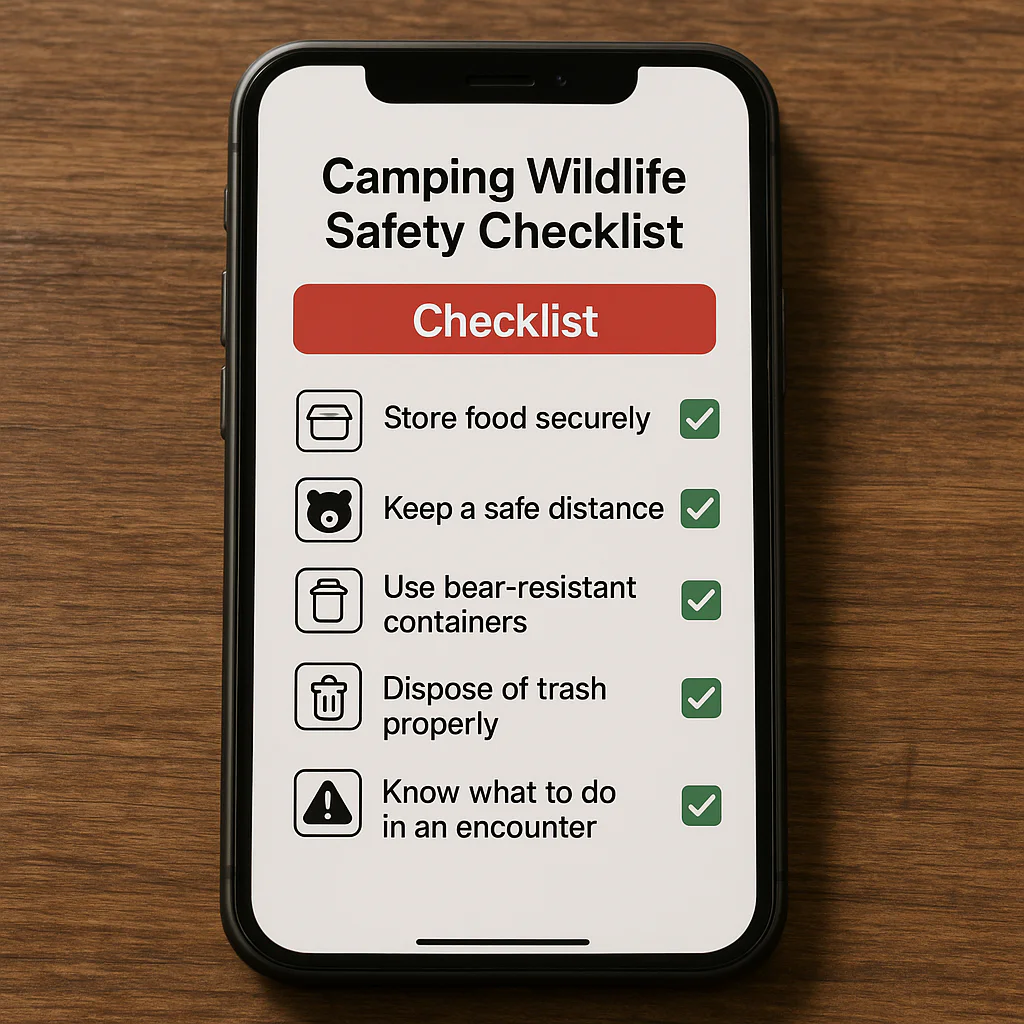 🏕️ Camping Checklist for Wildlife Safety: 15 Must-Know Tips (2026 ...